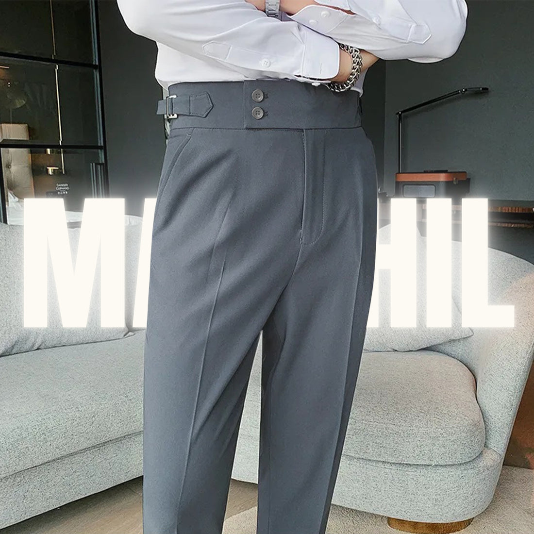 Ash Formal Gurkha Pant – Manshil